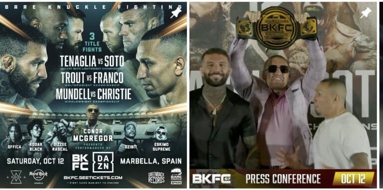 Results Bare Knuckle Fighting Championship (BKFC) Marbella Arena ...